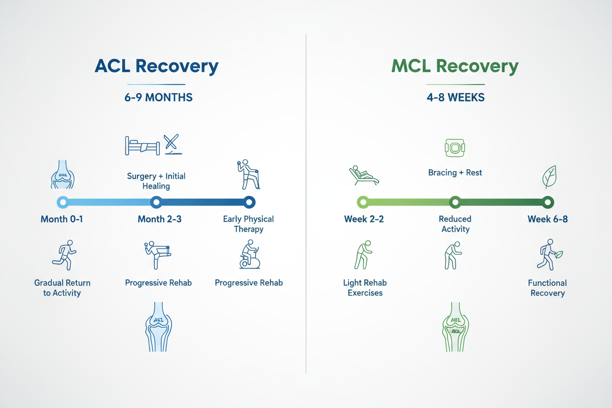 How Long Does It Take to Recover from an ACL or MCL Tear – Nübrace