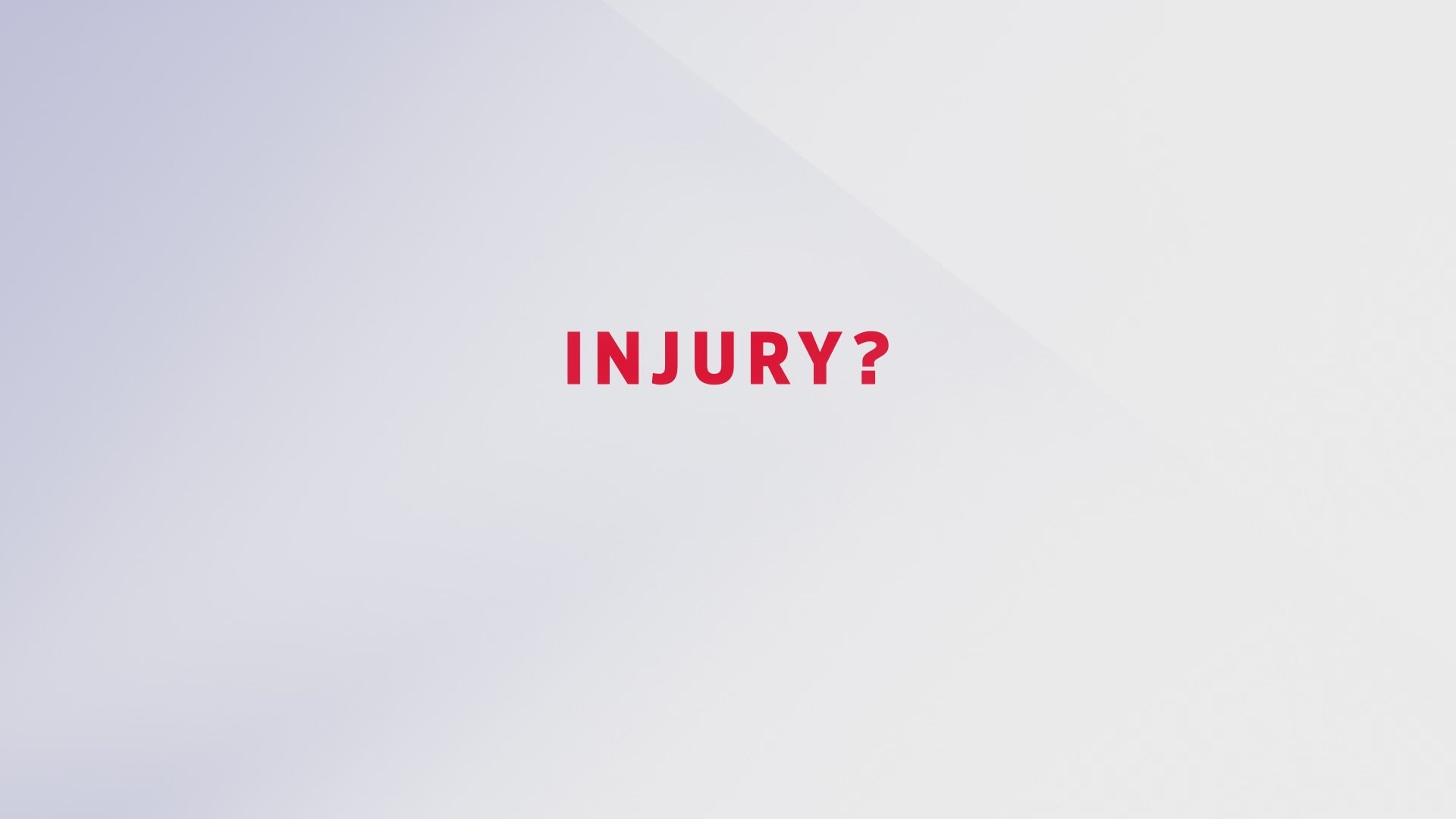 What is your challenge- Injury/ recovery